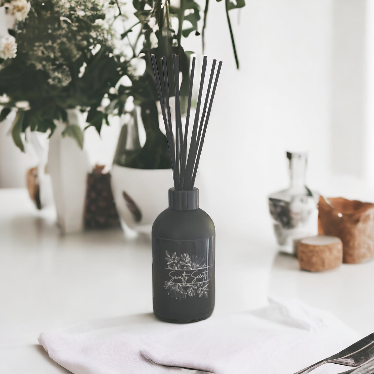Reed Diffuser - Black – Swalty Scents
